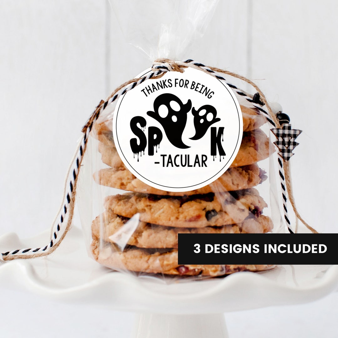 Halloween Treat Tags, Halloween Gift Tag Printable, Teacher Halloween ...