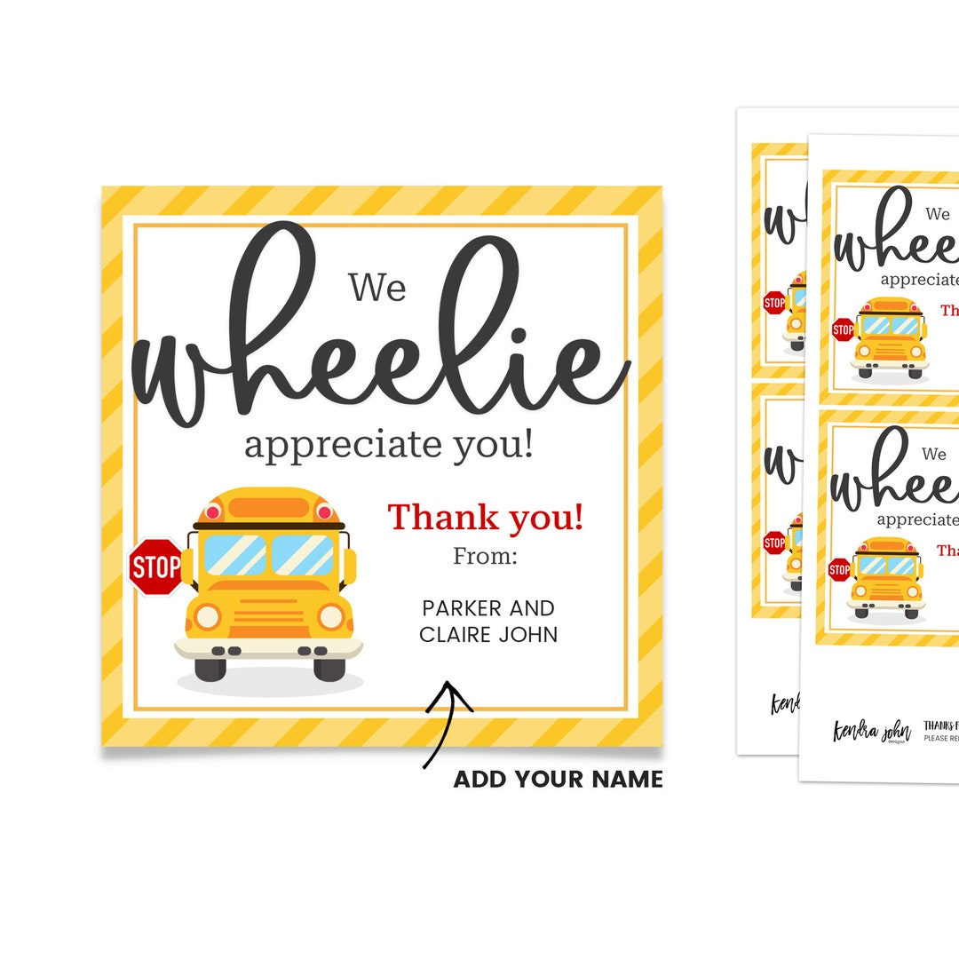 Bus Driver Thank You, Bus Driver Appreciation, Gift for Bus Driver ...