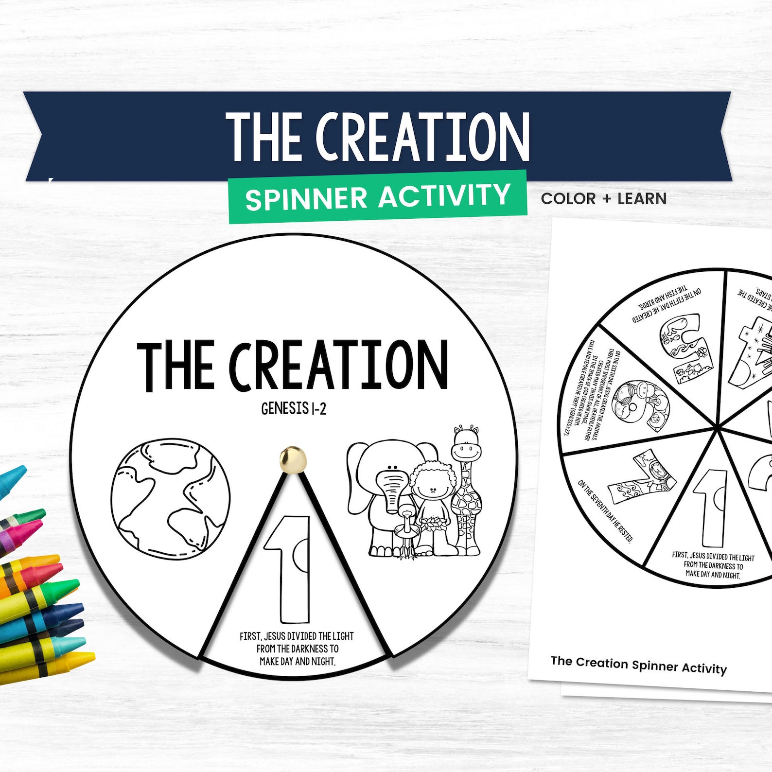 The Creation Story Creation Craft Bible Game for Kids Kid - Etsy