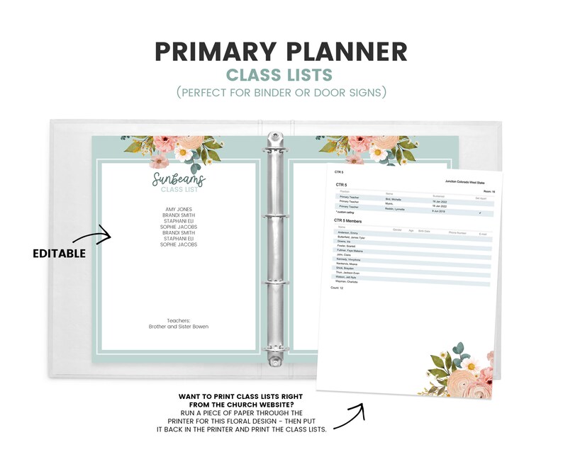 LDS Primary 2023 Primary Presidency 2023 Primary Binder - Etsy