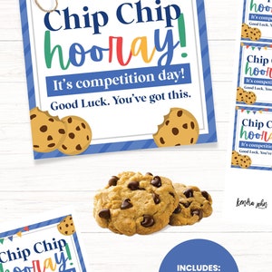 Competition Gift Tag, Competition Team Gift, Cookie Gift Tag, Dance ...