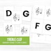 Music Note Memory Game Music Flashcards Note Reading - Etsy
