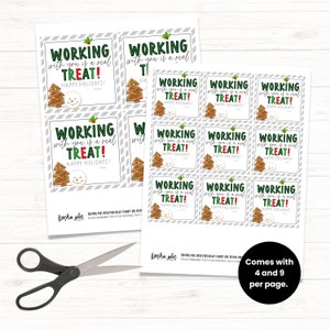 Christmas Appreciation Tag, Christmas Thank You Tag, Editable Christmas ...