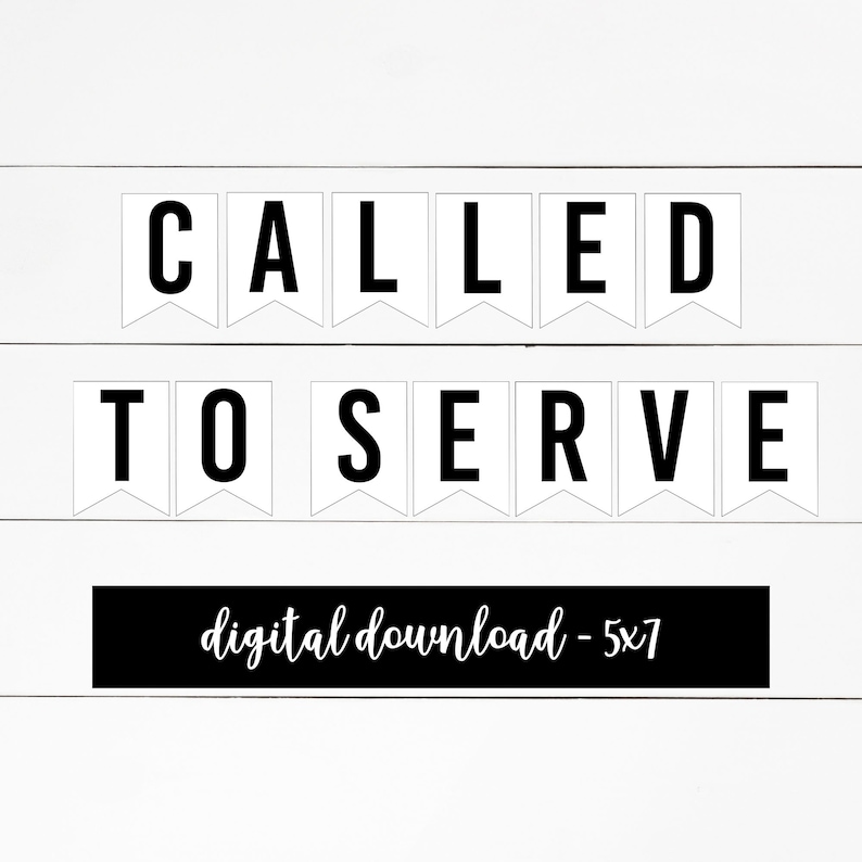 Called to Serve Banner, LDS Missionary Call, Mission Call Printable ...
