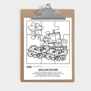 New Testament Puzzles, Bible Game for Kids, Stories of Jesus, Kids ...