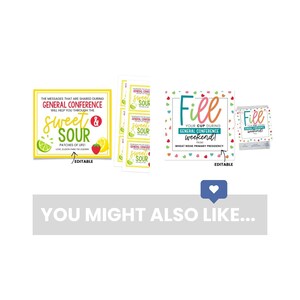 General Conference Treat Tag, General Conference Reminder, General ...