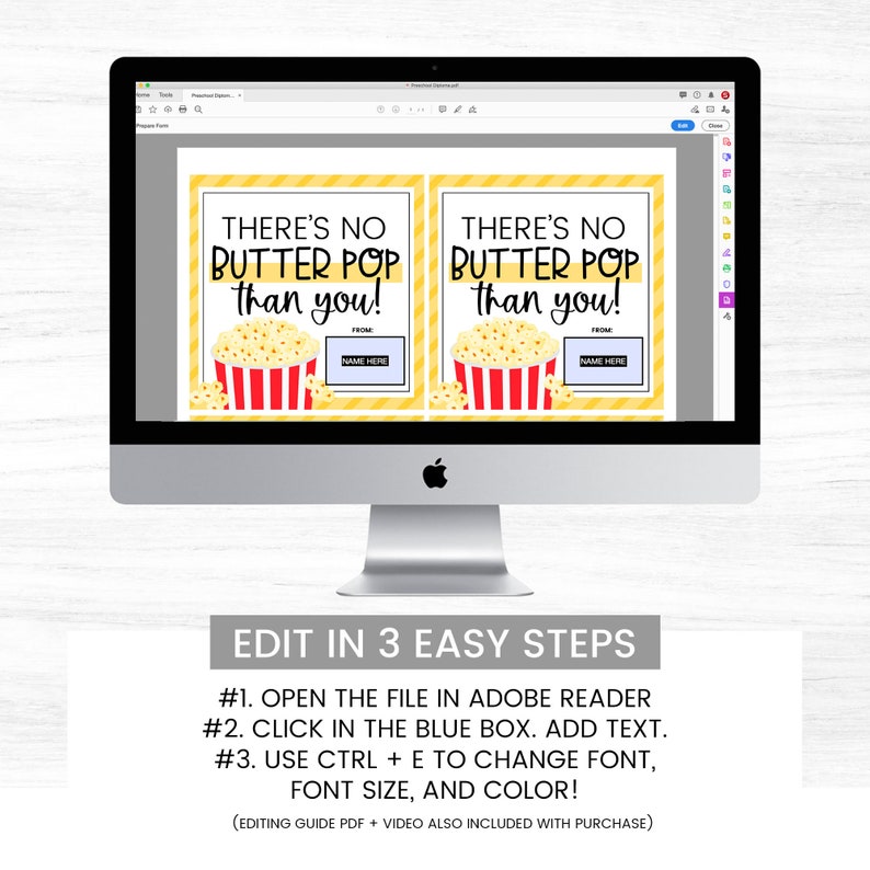 Fathers Day Popcorn Tag Fathers Day Handout Fathers Day Gift - Etsy