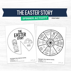 Easter Bible Craft, Easter Story Activity, Holy Week for Kids, Easter ...
