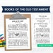 Books of the Old Testament, Books of the Bible Coloring Page, Old ...