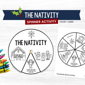 Nativity Coloring Pages, Nativity Craft for Kids, Nativity Printable ...