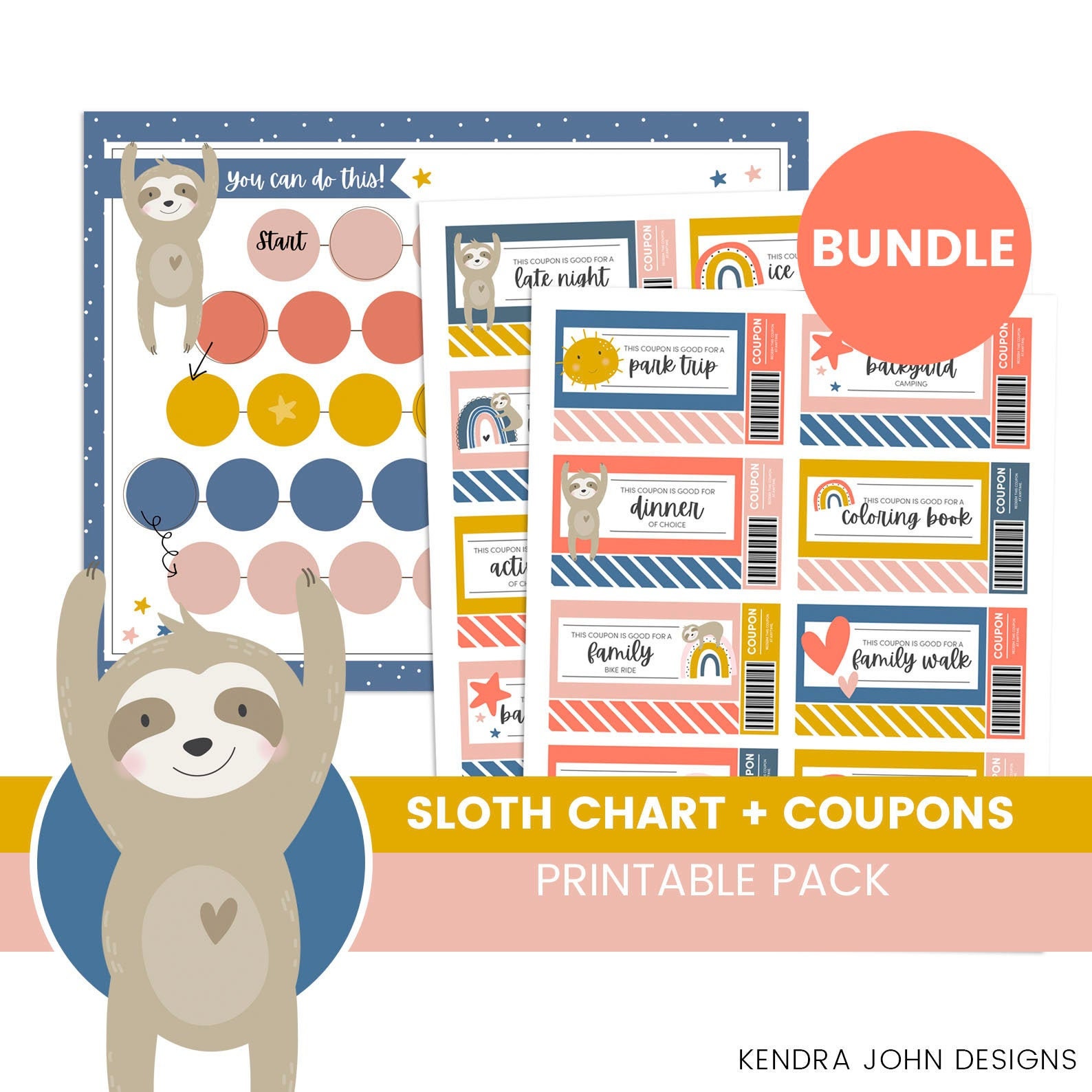 BUNDLE Kids Reward Coupons Printable Love Coupons - Etsy