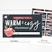 Hot Chocolate Gift Tag, Christmas Neighbor Gift, Blanket Gift Tag ...