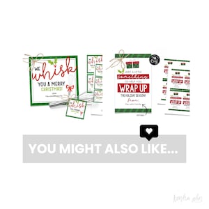 Flippin' Merry Christmas Spatula Gift Tag: Printable Neighbor Gift ...