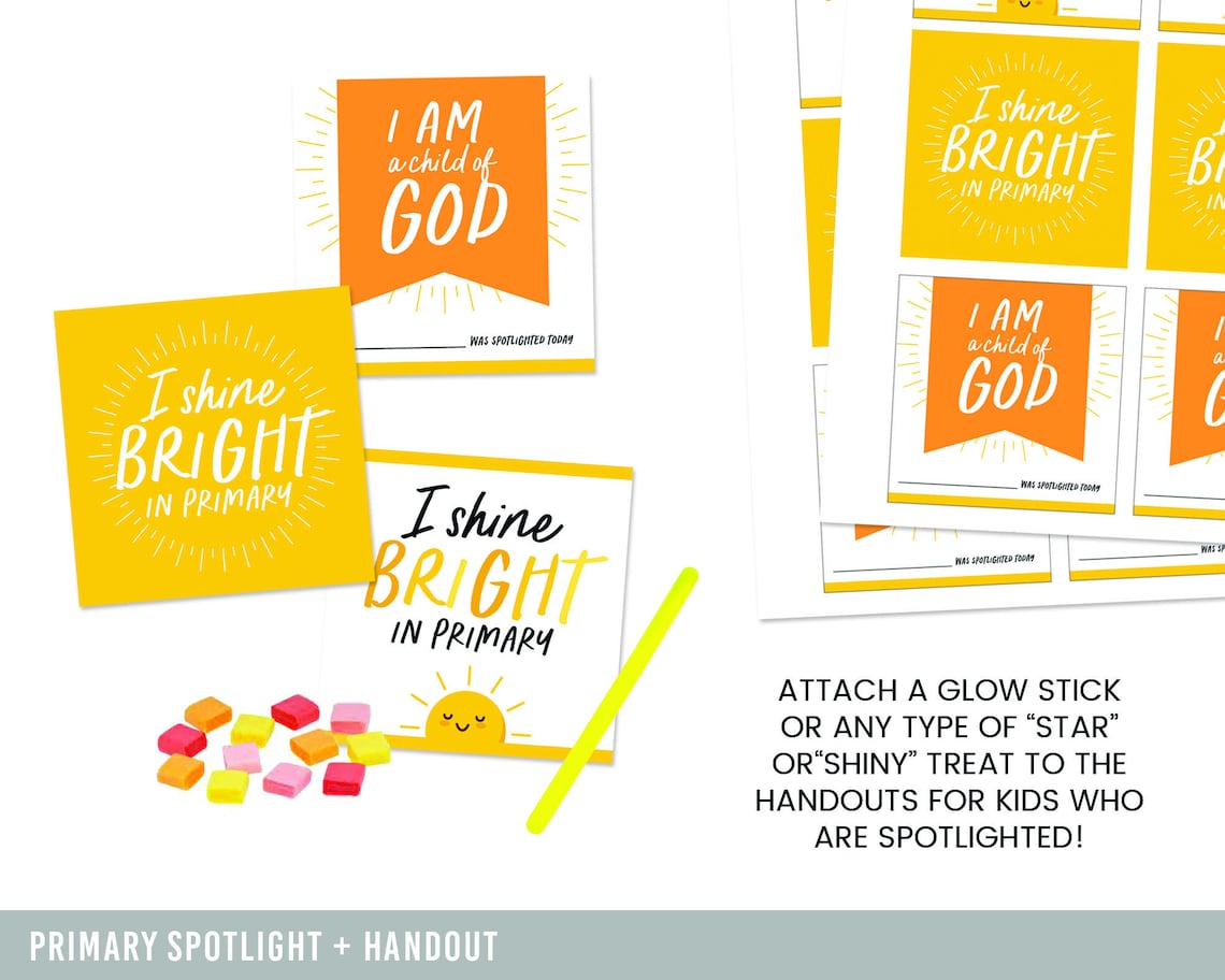 LDS Primary 2022, Primary Spotlight, Spotlight for Primary, Primary ...