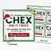 Chex Mix Gift Tag Neighbor Christmas Gift Printable | Etsy