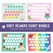 Girls Reward Chart BUNDLE - Habit Tracker - Responsibility Chart - Etsy