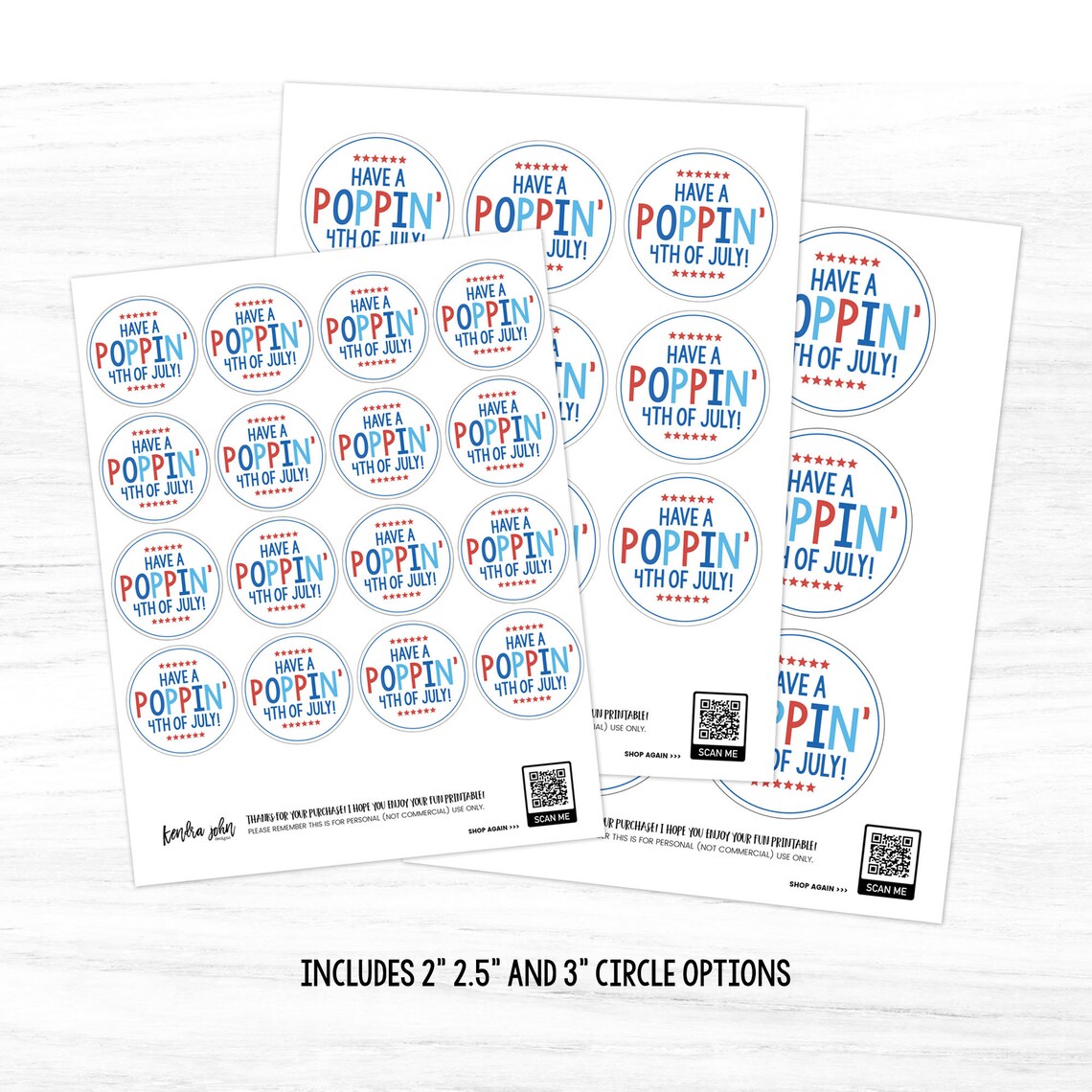 4th of July Tag Have a Poppin 4th of July Pop Rocks Tag 4th | Etsy