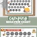 Reward Chart Printable, Kids Chore Chart, Camping, Digital Download ...