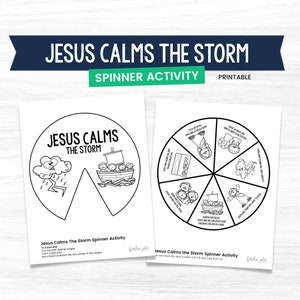 Jesus Calms the Storm, Stories of Jesus, Bible Game for Kids, Kid Bible ...