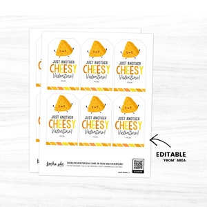 Cheesy Valentines Tag, Cheese Ball Valentine, Chip Valentines, Crackers ...