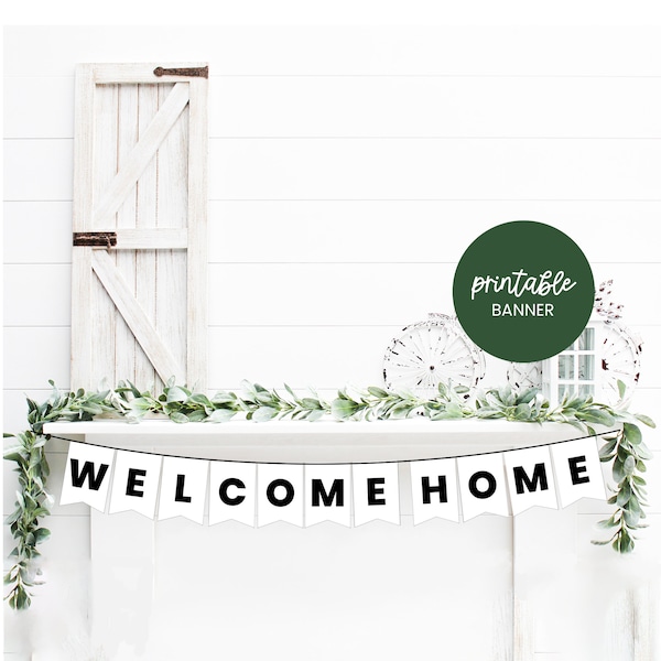 Printable Welcome Home Banners - Etsy