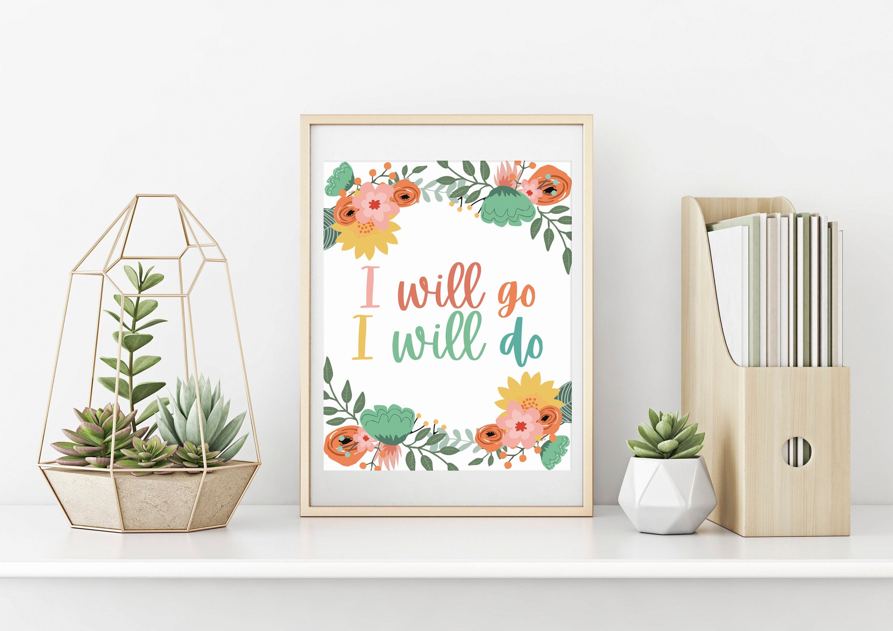 I Will Go I Will Do Nephi Missionary Come Follow Me | Etsy