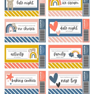 BUNDLE | Kids Reward Coupons | Printable Love Coupons | Coupons for ...