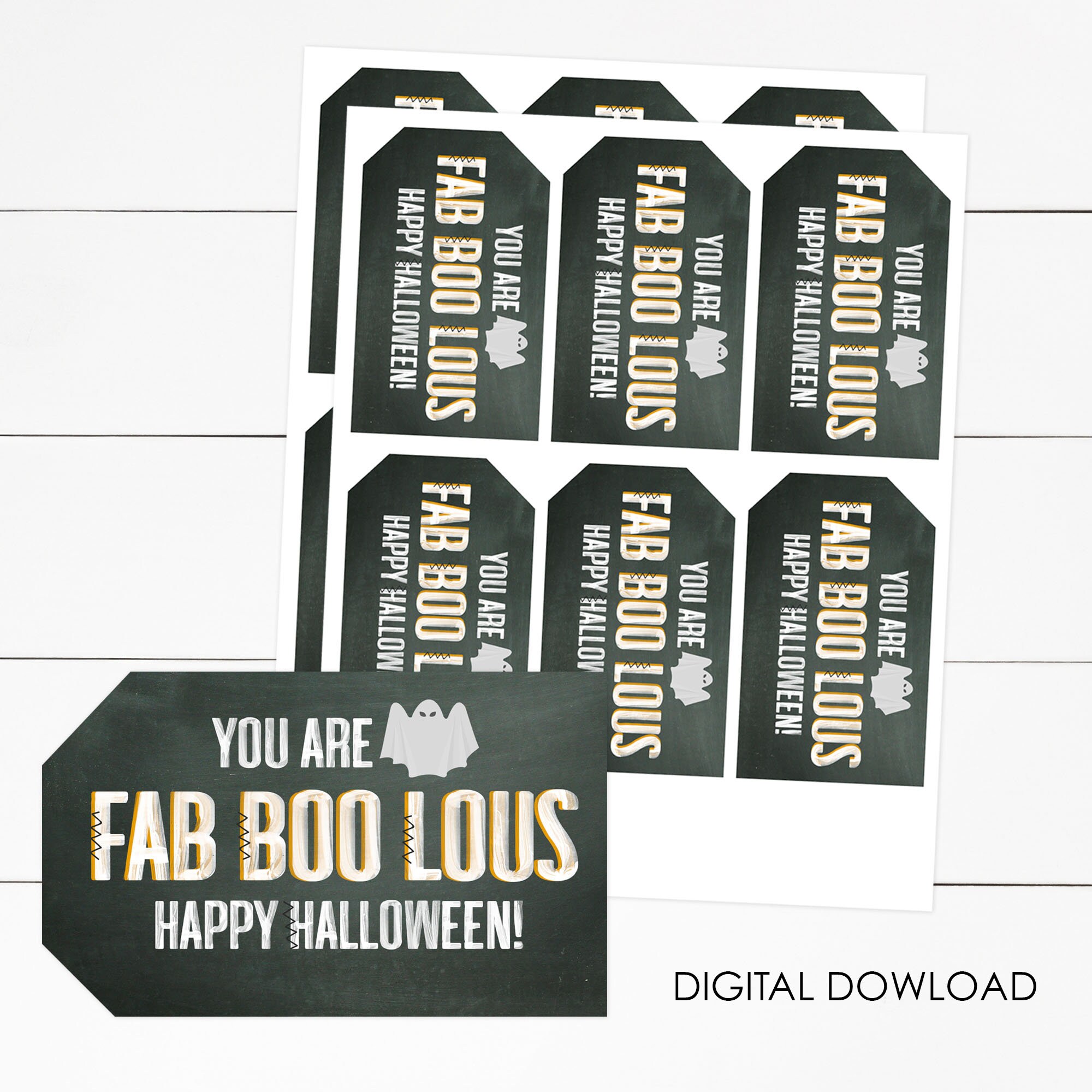 Halloween Gift Tag Thank You Gift Tag Teacher Staff Employee | Etsy