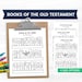 Books of the Old Testament, Books of the Bible Coloring Page, Old ...