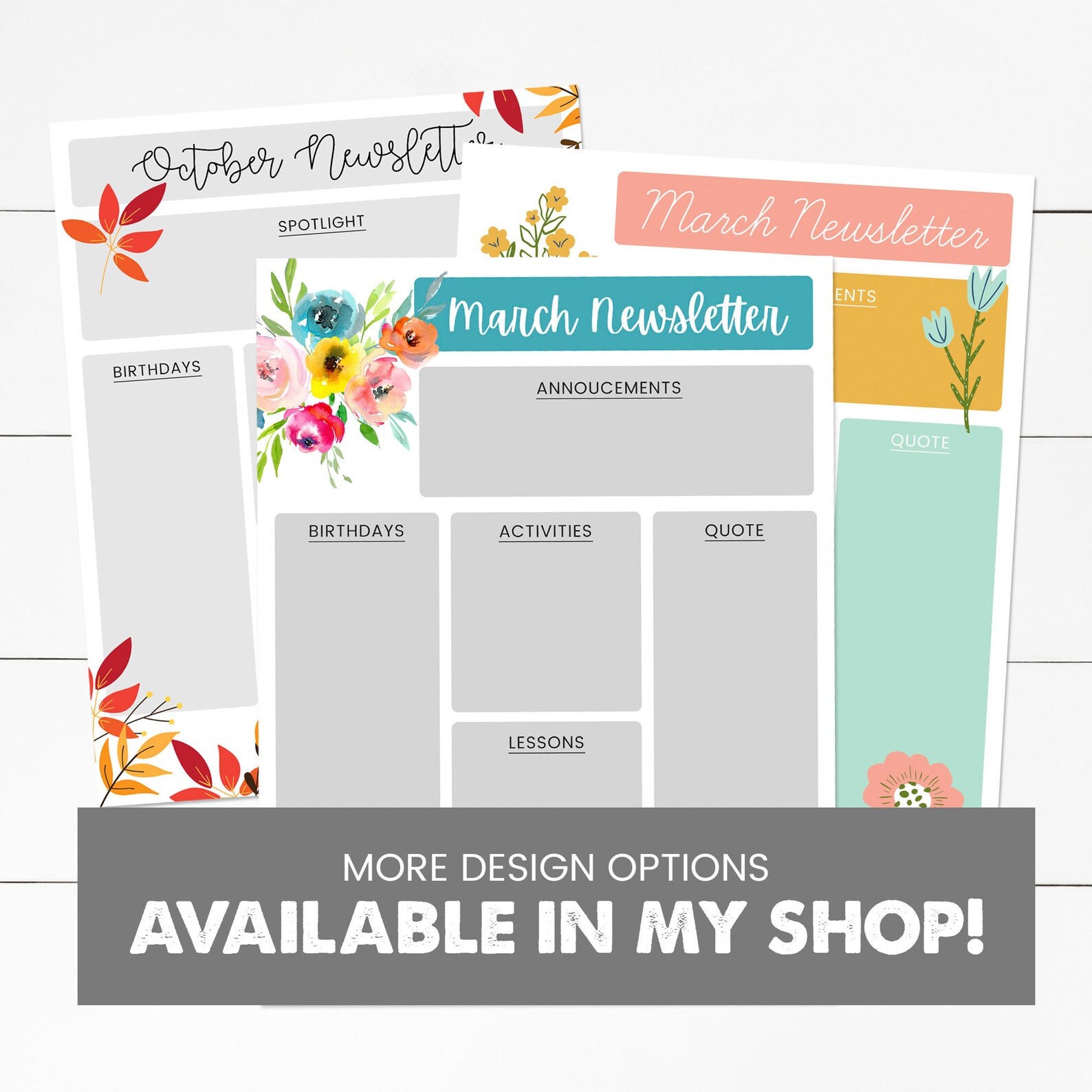 Primary Newsletter LDS Newsletter Template Church - Etsy