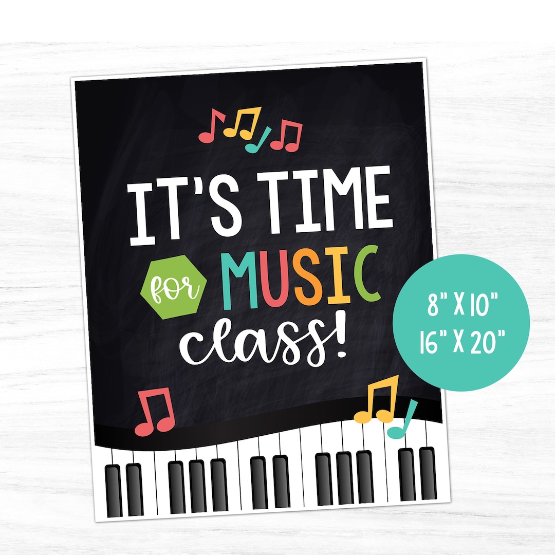 Music Teacher Decor, Music Class Poster, Welcome to the Music Room ...