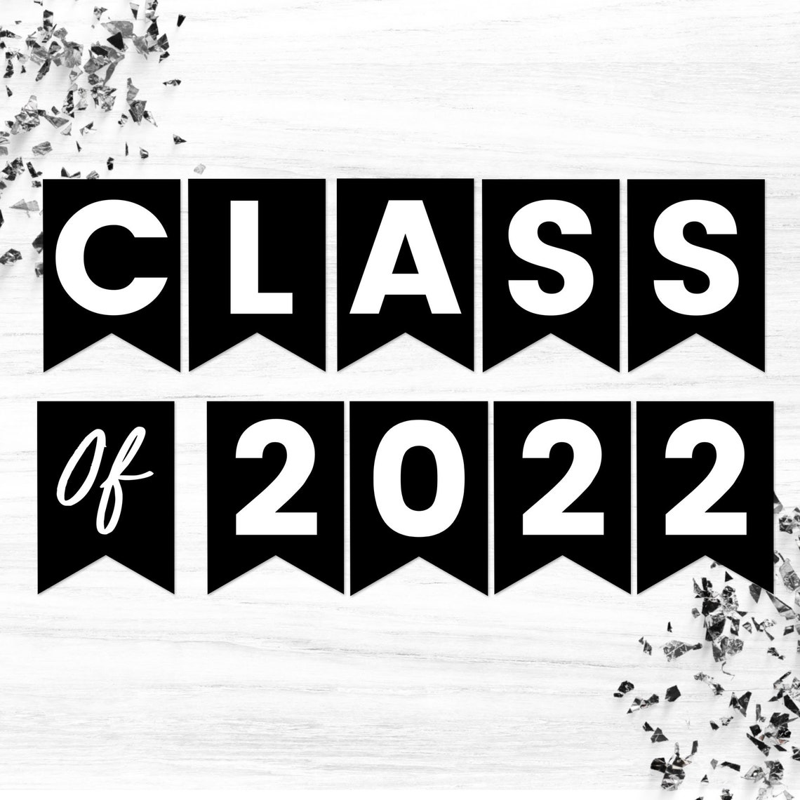 Graduation Banner Printable Class of 2022 Sign Class of 2022 | Etsy