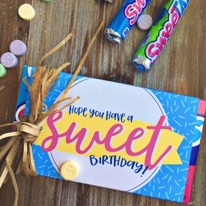 Birthday Gift Tag, Printable Birthday Tag, Ministering Birthday, Relief ...