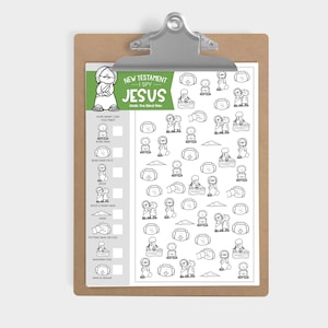 New Testament I Spy, Bible I Spy, Sunday School Game, Kids Bible Study ...