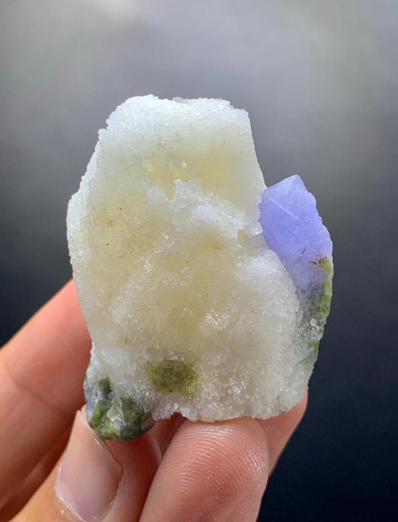 Natural Rare Fluorescent Purple Hackmanite Crystal From Afghanistan. 33 ...