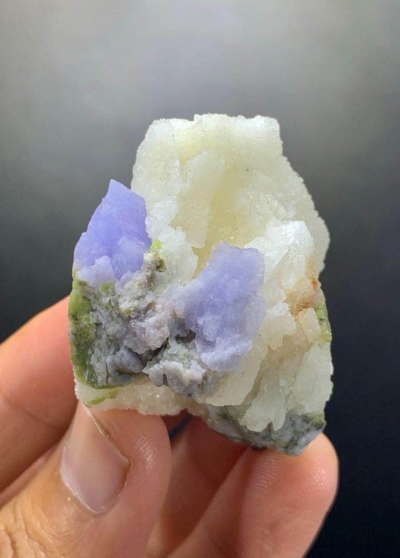 Natural Rare Fluorescent Purple Hackmanite Crystal From Afghanistan. 33 ...