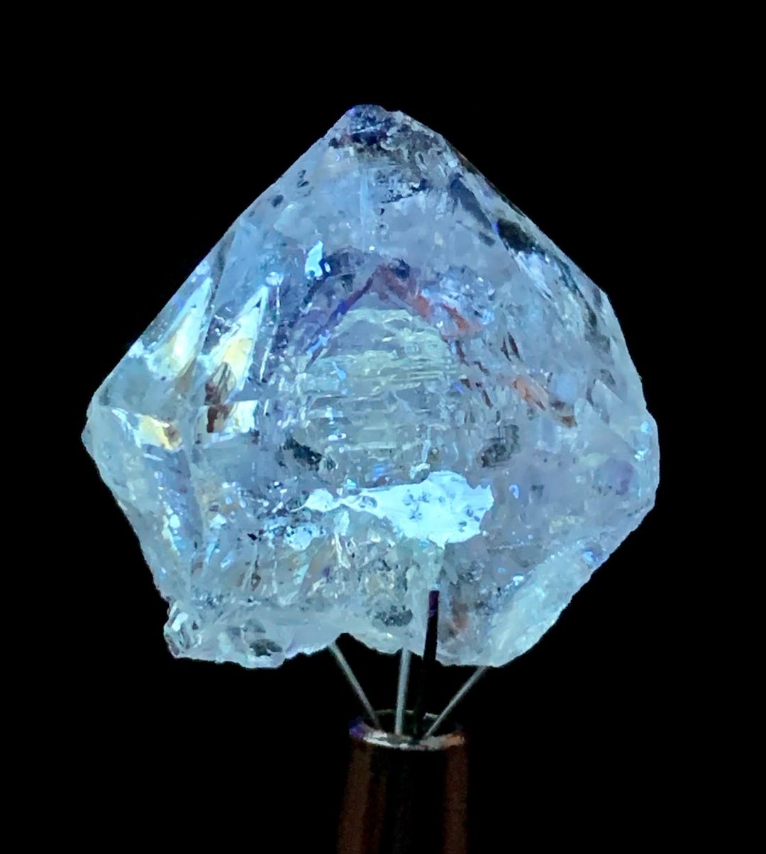 Rare Petroleum Inclusion Quartz Crystal From Baluchistan Mine. 5.5 Gram ...