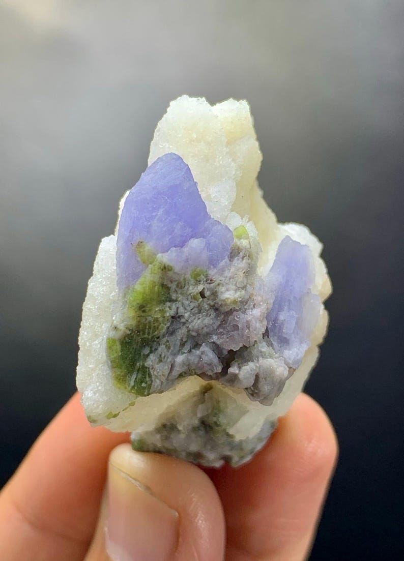 Natural Rare Fluorescent Purple Hackmanite Crystal From Afghanistan. 33 ...