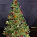13” Tall Christmas Tree With Multi Colored Bulbs, Star and Electric ...