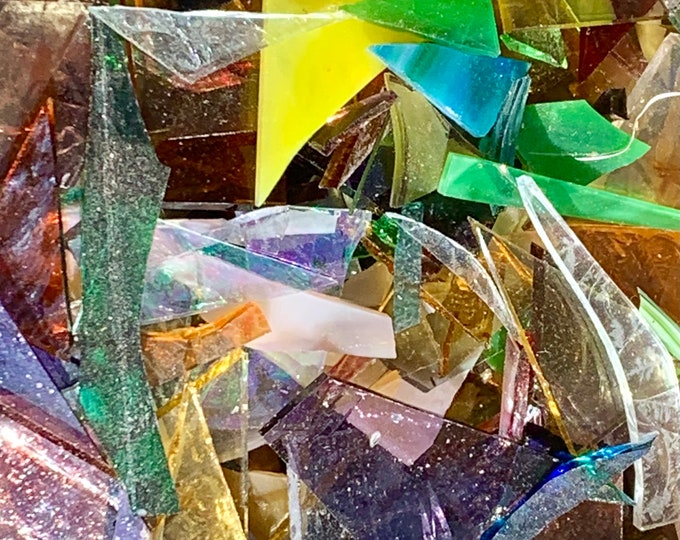 2.2 Pounds or 1 KG (32 Oz) Stained Glass Scrap, Mosaic Glass, Glass on ...