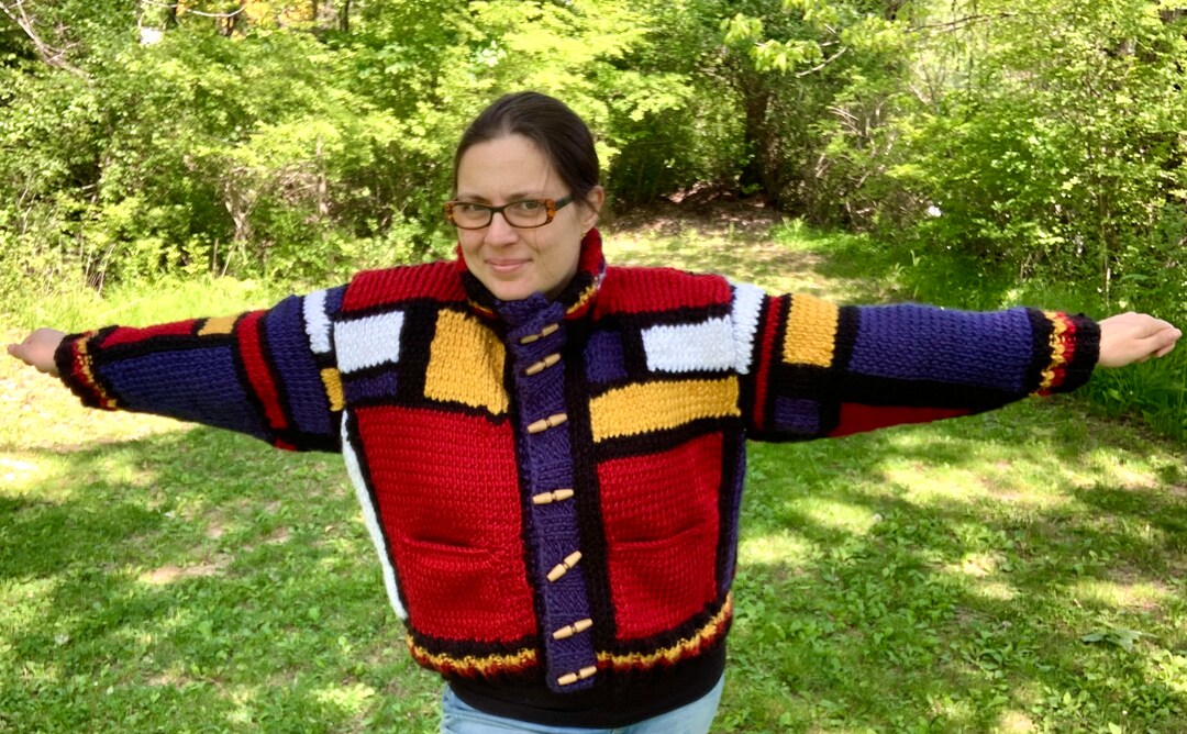 Peit Knit Bomber Jacket PDF Pattern - Etsy