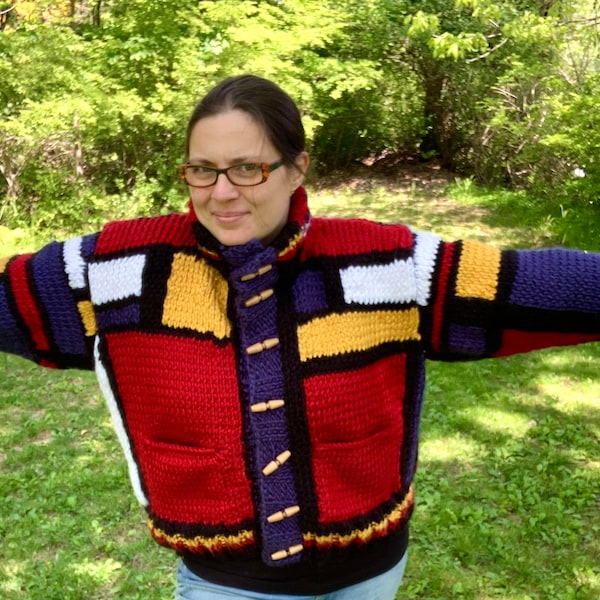 Knit Jacket Pattern - Etsy