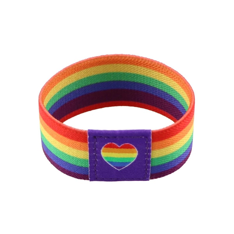 Rainbow Pride LGBT Couple Bracelets – Lesbian Gay Transgender Flag ...