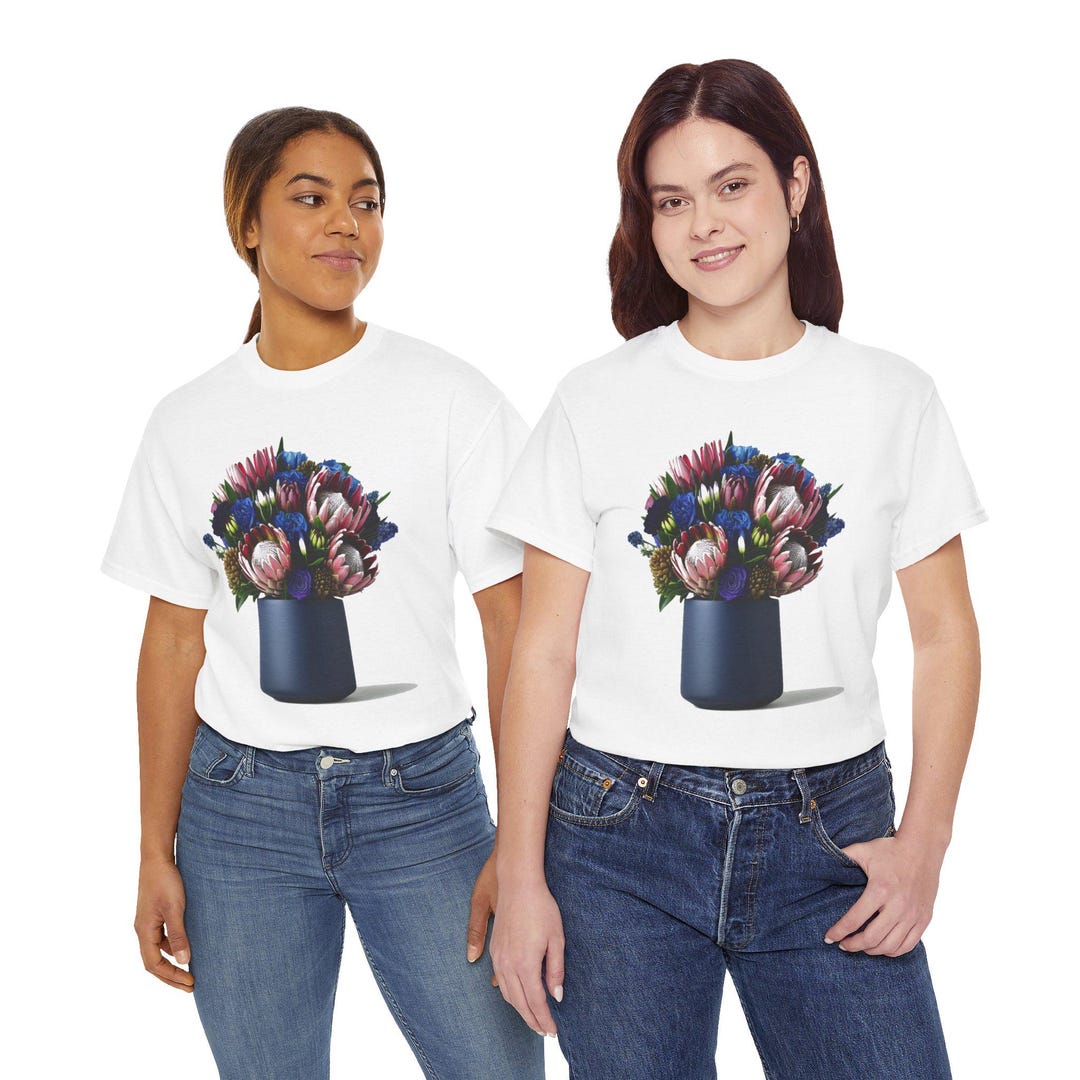 Exotic Protea Floral Bouquet in Navy Vase Artistic Premium Design ...