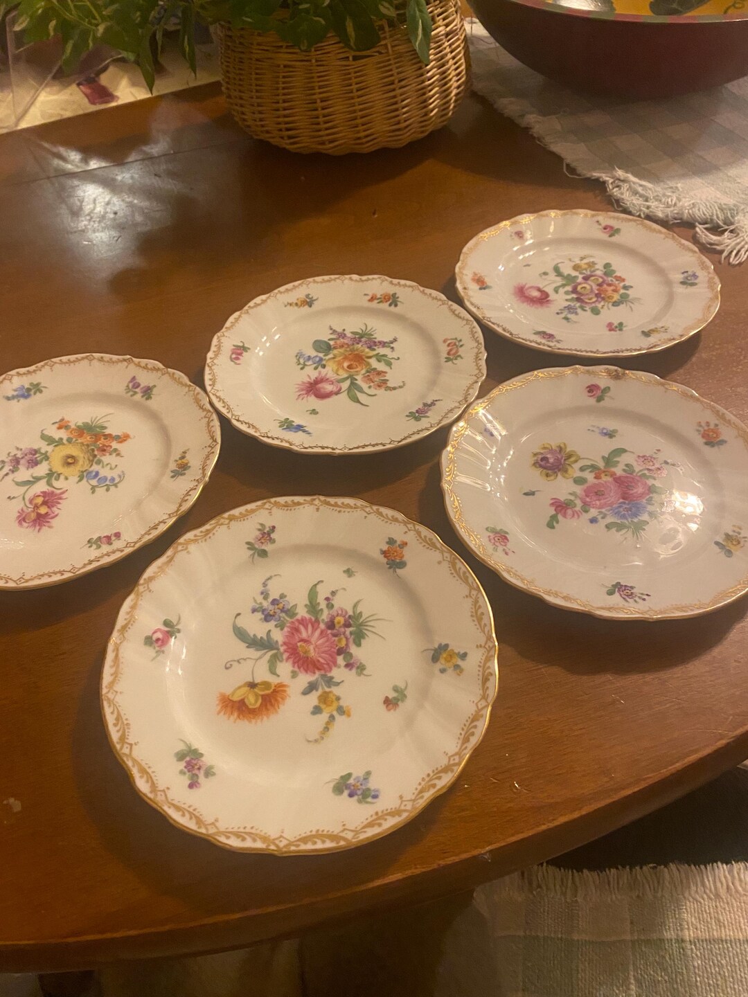 1888 to 1916 Richard Klemm Dresden Germany Dessert Plates - Etsy