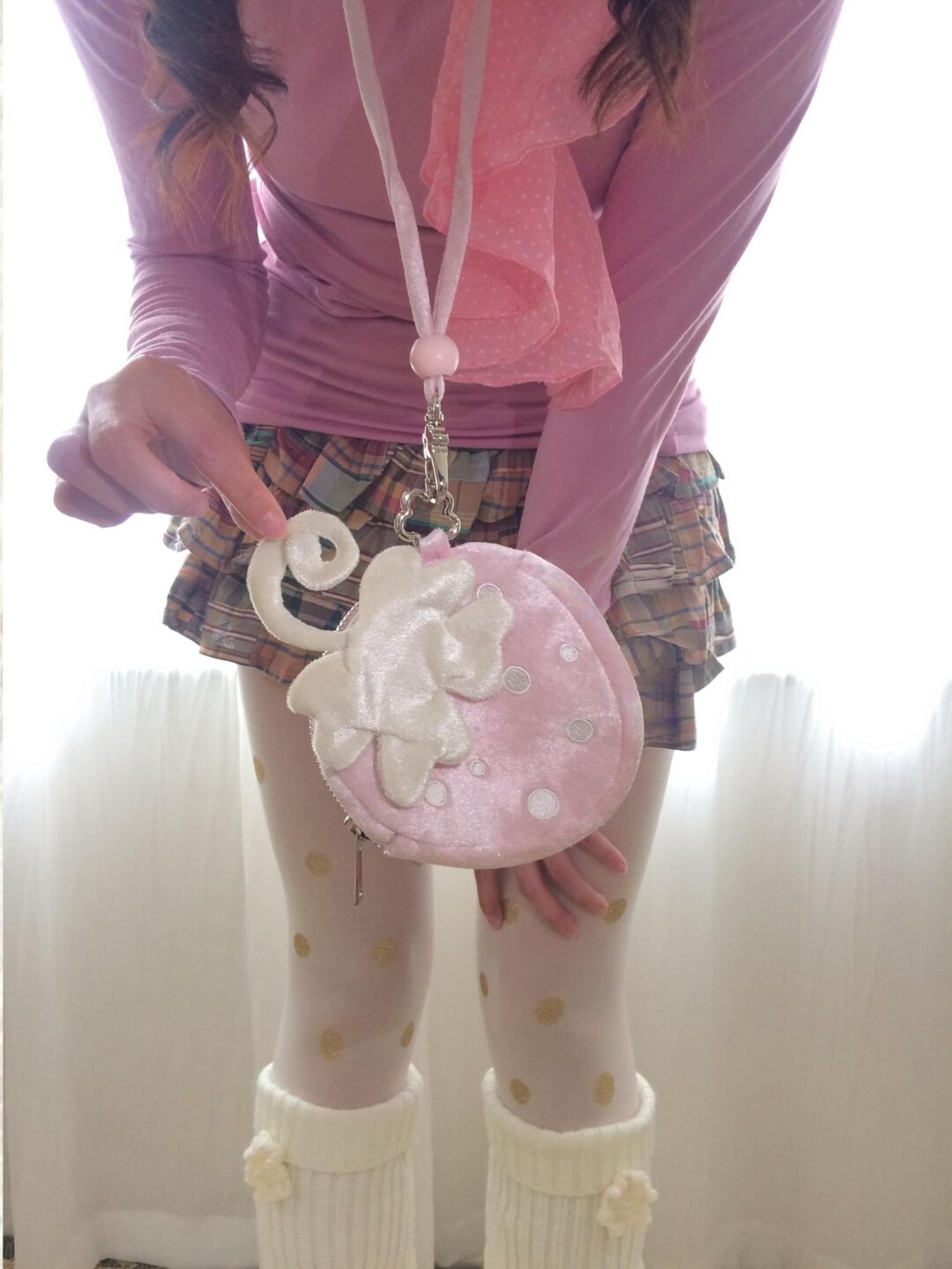 Original Strawberry Coin Purse – Fabric Strawberry-shaped Mini Bag - Etsy