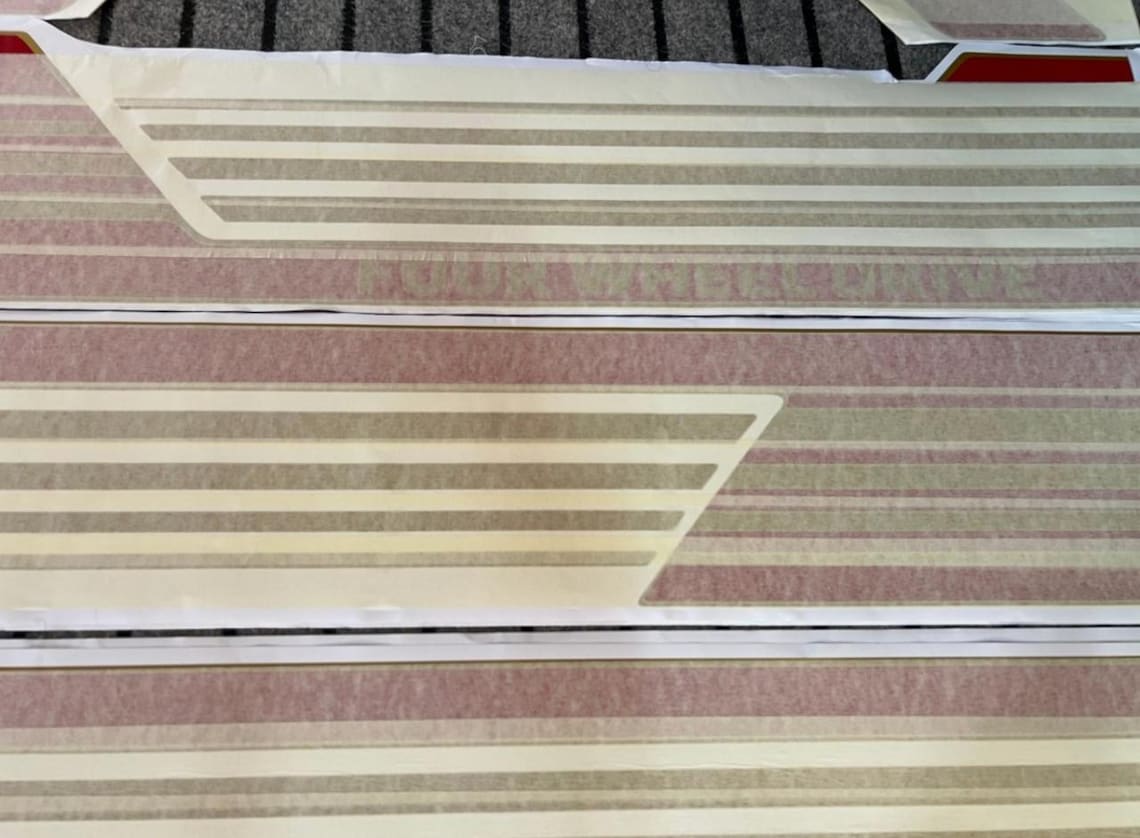 Land Cruiser 80 Series Side Stripe Decal Kit: FJ80 FZJ80 Vinyl Graphics ...