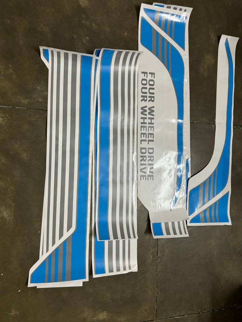 Toyota Land Cruiser 80 Series Side Stripe Decal Kit: FJ80 FZJ80 Vinyl ...