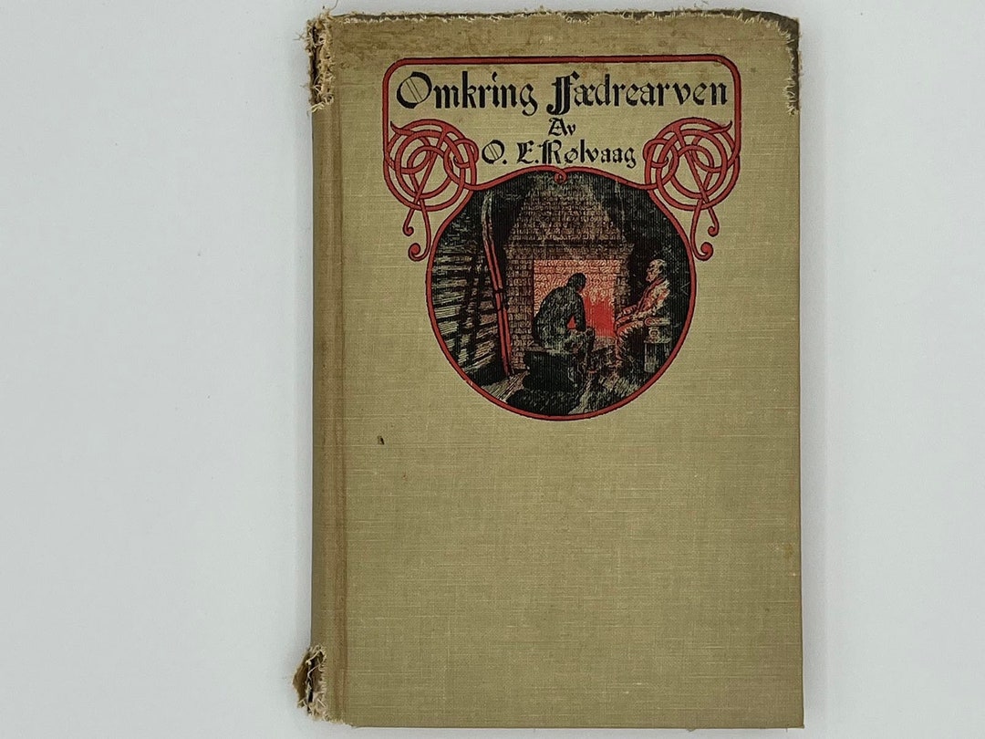 Vintage Norwegian Book About the Paternal Heritage 1922 by O.E. Rolvaag ...