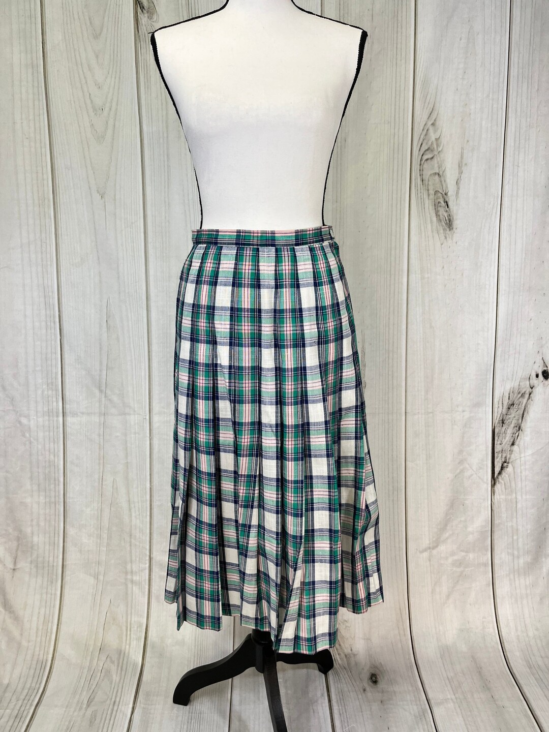 Vintage Classic Plaid Skirt by Country Sophisticates Pendleton - Small ...